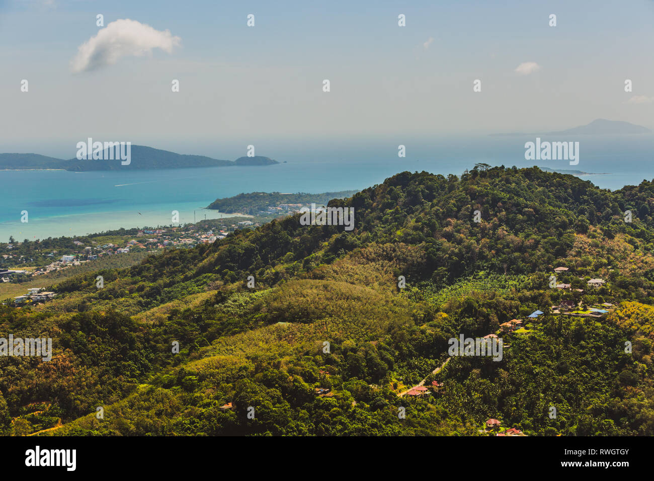 Phuket View from Big Buddha Stock Photo - Alamy