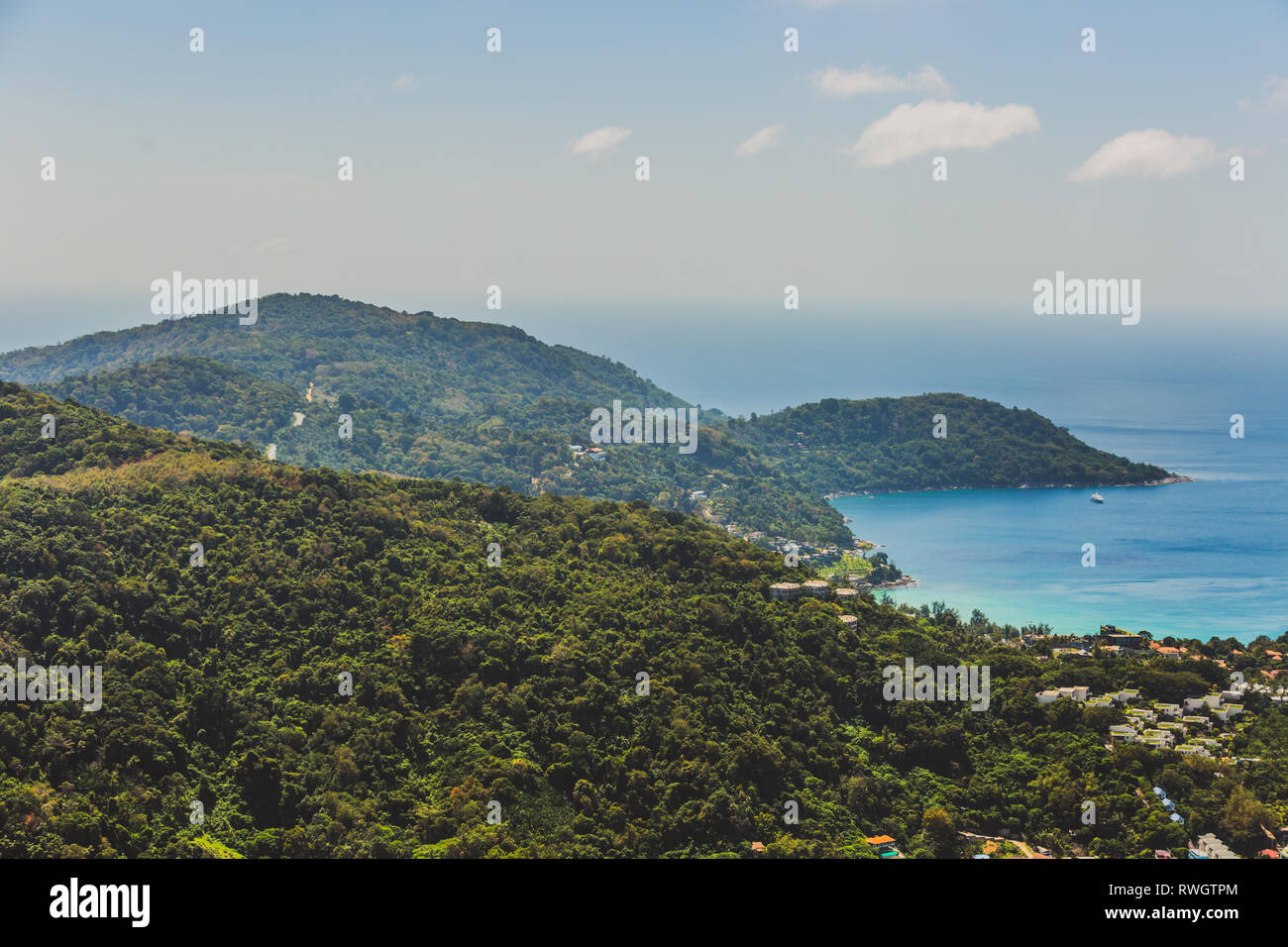 Phuket View from Big Buddha Stock Photo - Alamy