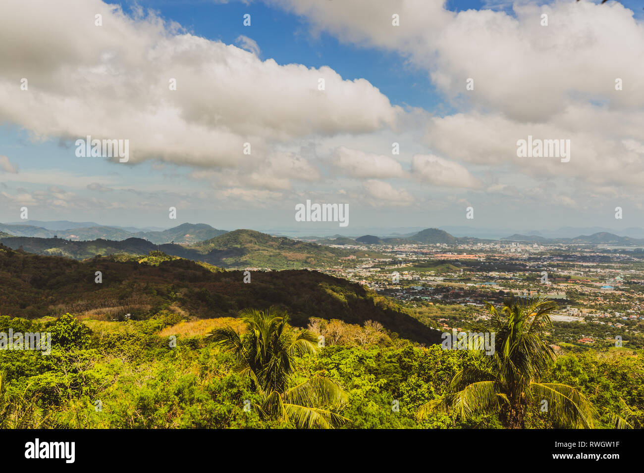 Phuket View from Big Buddha Stock Photo - Alamy