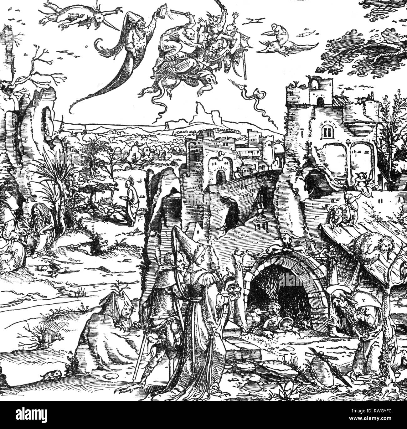 Temptation of saint anthony hi-res stock photography and images - Alamy