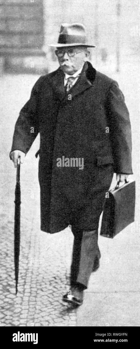 Hugenberg, Alfred, 19.6.1865 - 12.3.1951, German publisher and ...