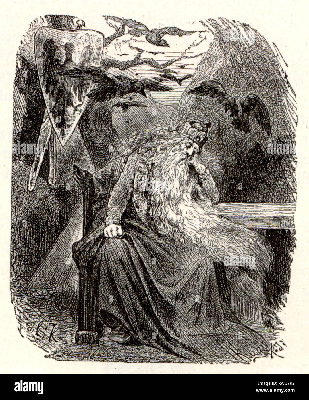 Frederic I "Barbarossa", circa 1123 - 10.6.1190, Holy Roman Emperor 18. ...