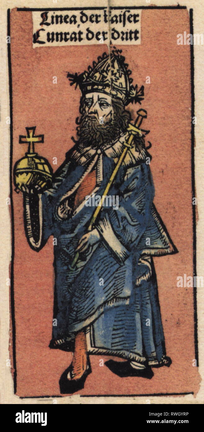 Konrad III, circa. 1093 - 15.2.1152, German King 13.3.1138 - 15.2.1152 ...