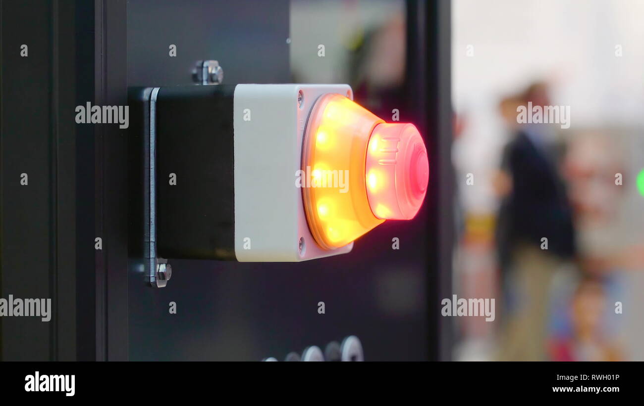 The red siren button inside the building this is incase of emergency ...