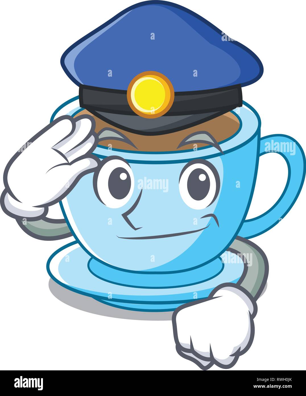 Policeman back british Stock Vector Images - Alamy