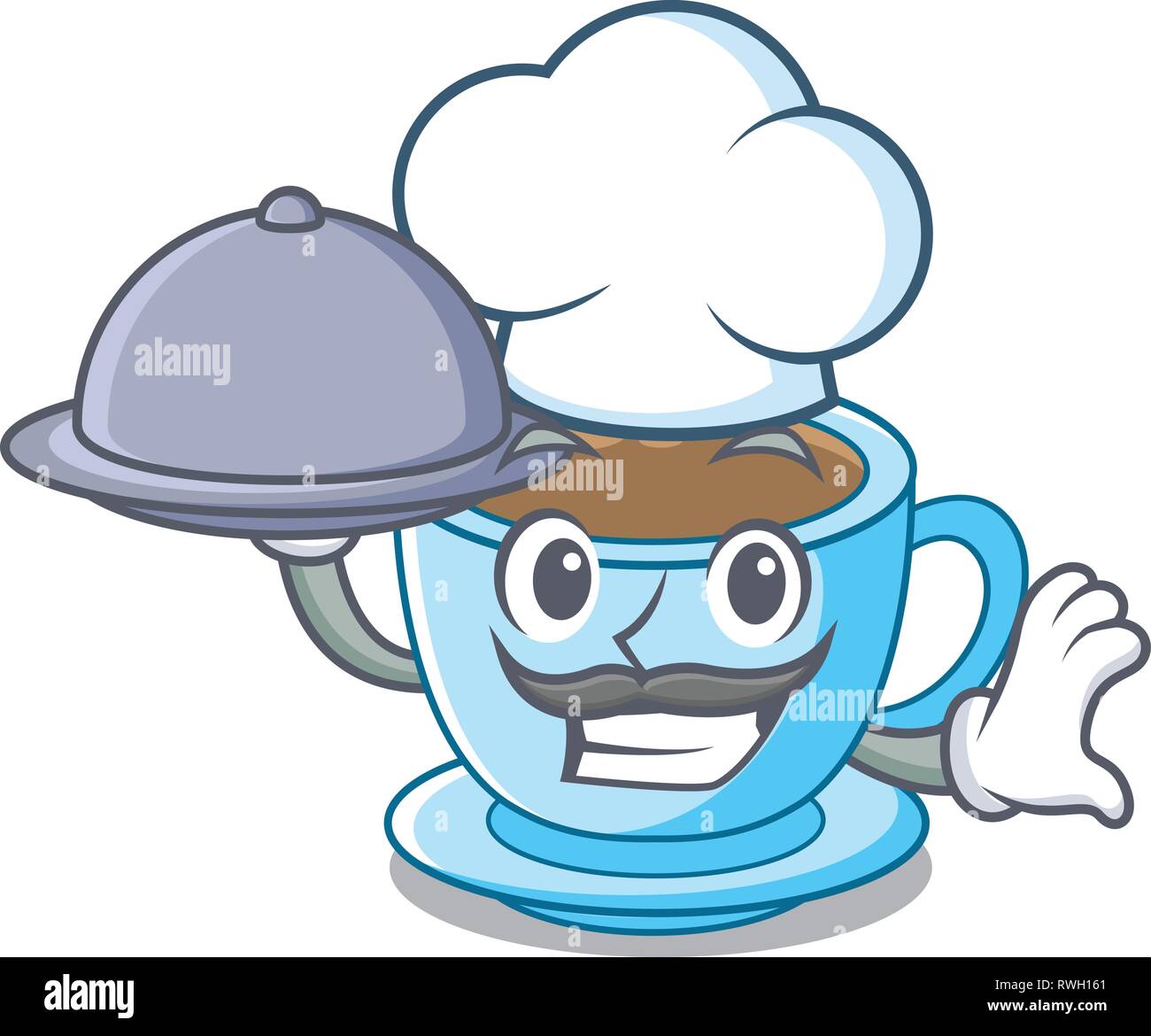 Empty creamer cup Stock Vector Images - Alamy