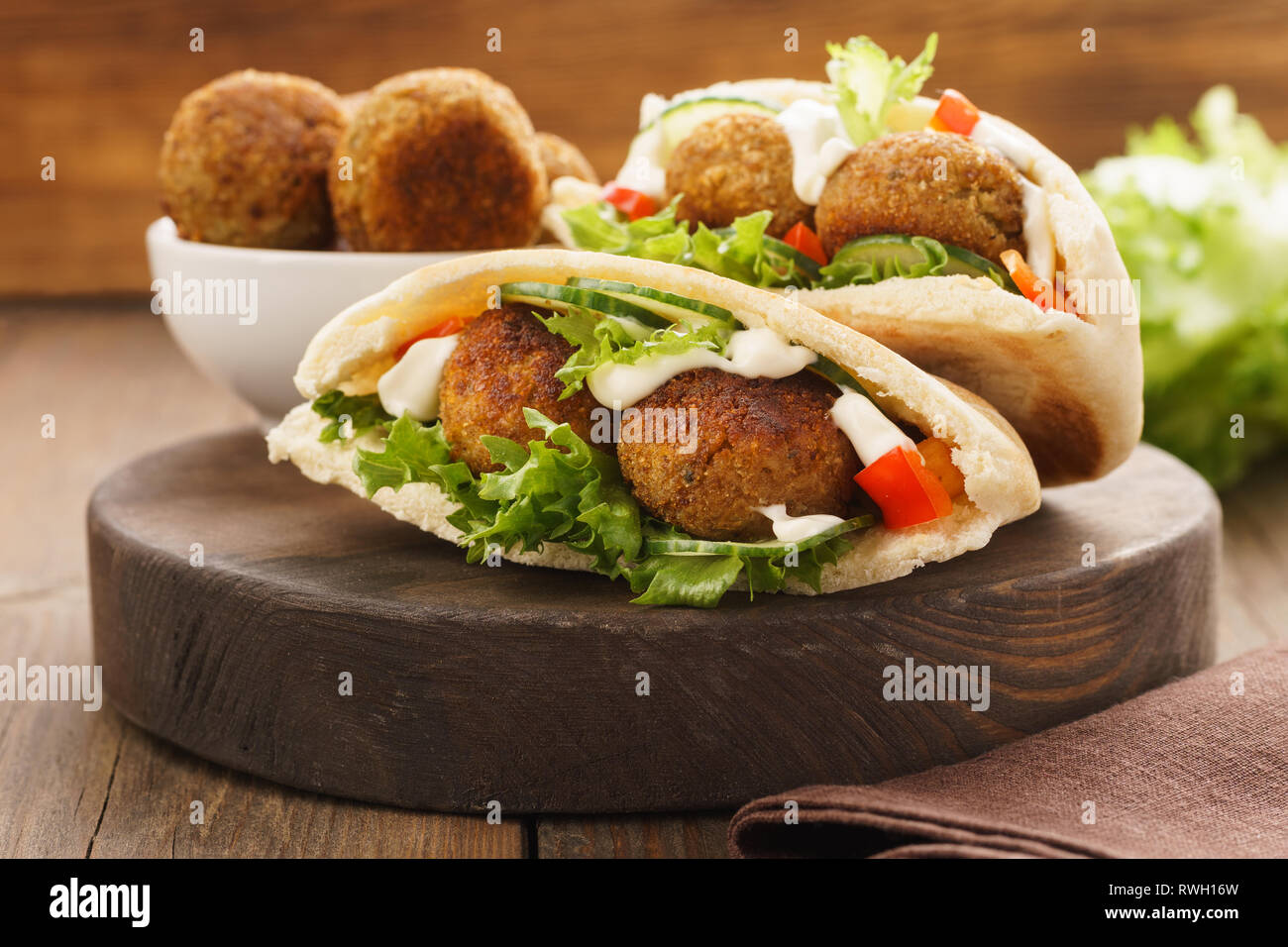 Mediterranean vegetables in bread hi-res stock photography and images ...