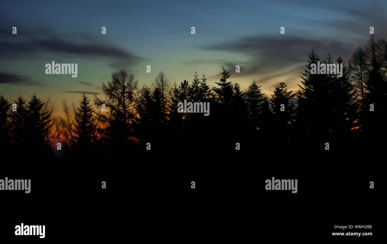 Multi colored sky during hi-res stock photography and images - Alamy