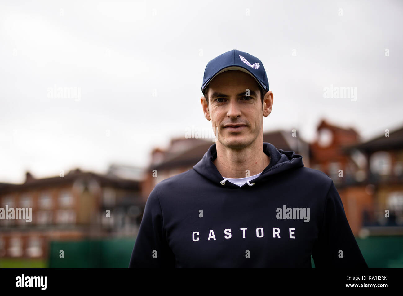 Andy Murray poses during the Castore partnership announcement at the ...