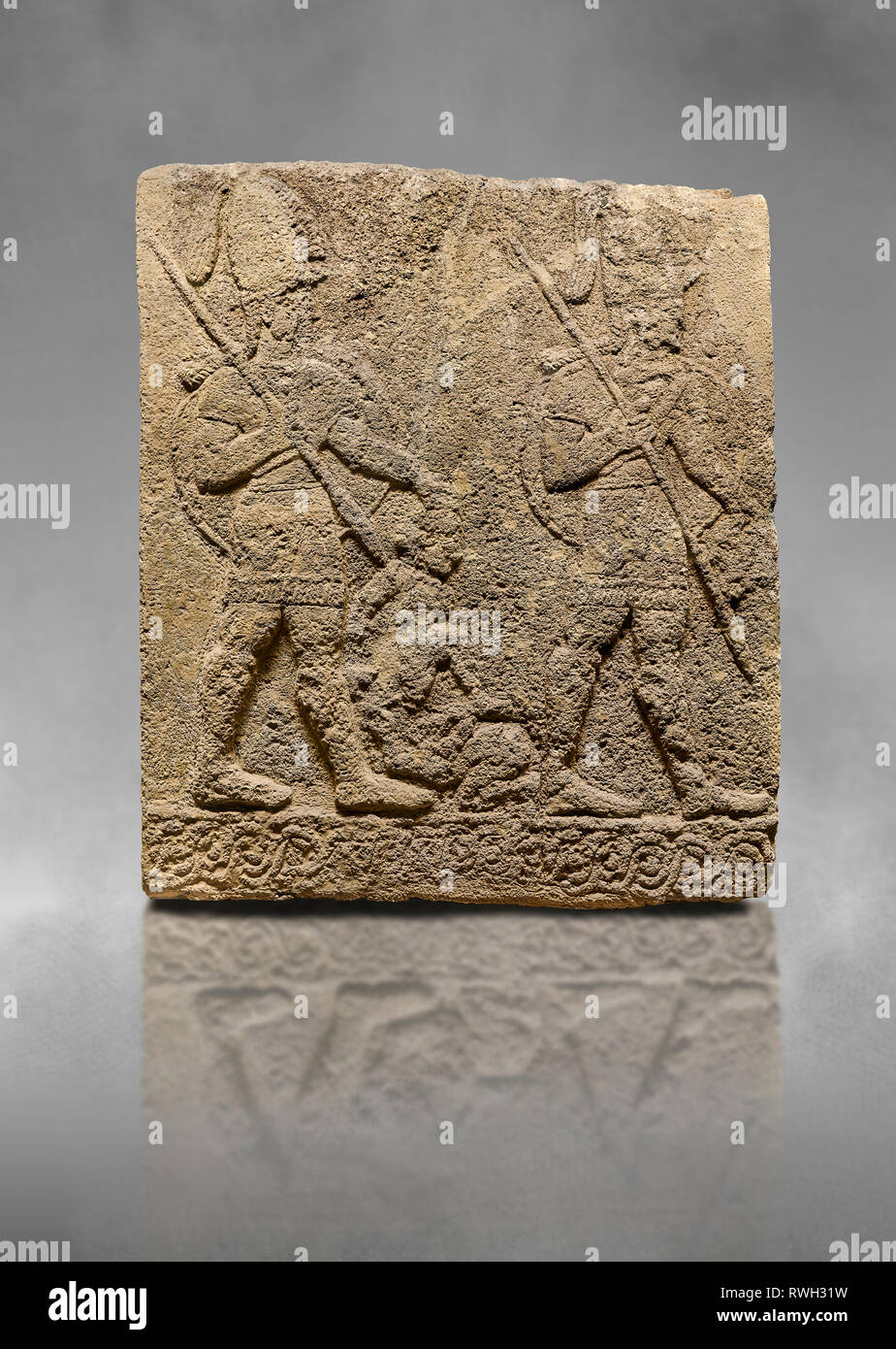 Hittite sculpted Orthostats panel of Long Wall Limestone, Karkamıs ...