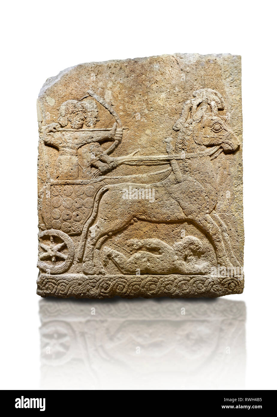 Hittite relief sculpted orthostat stone panel of Long Wall Limestone ...