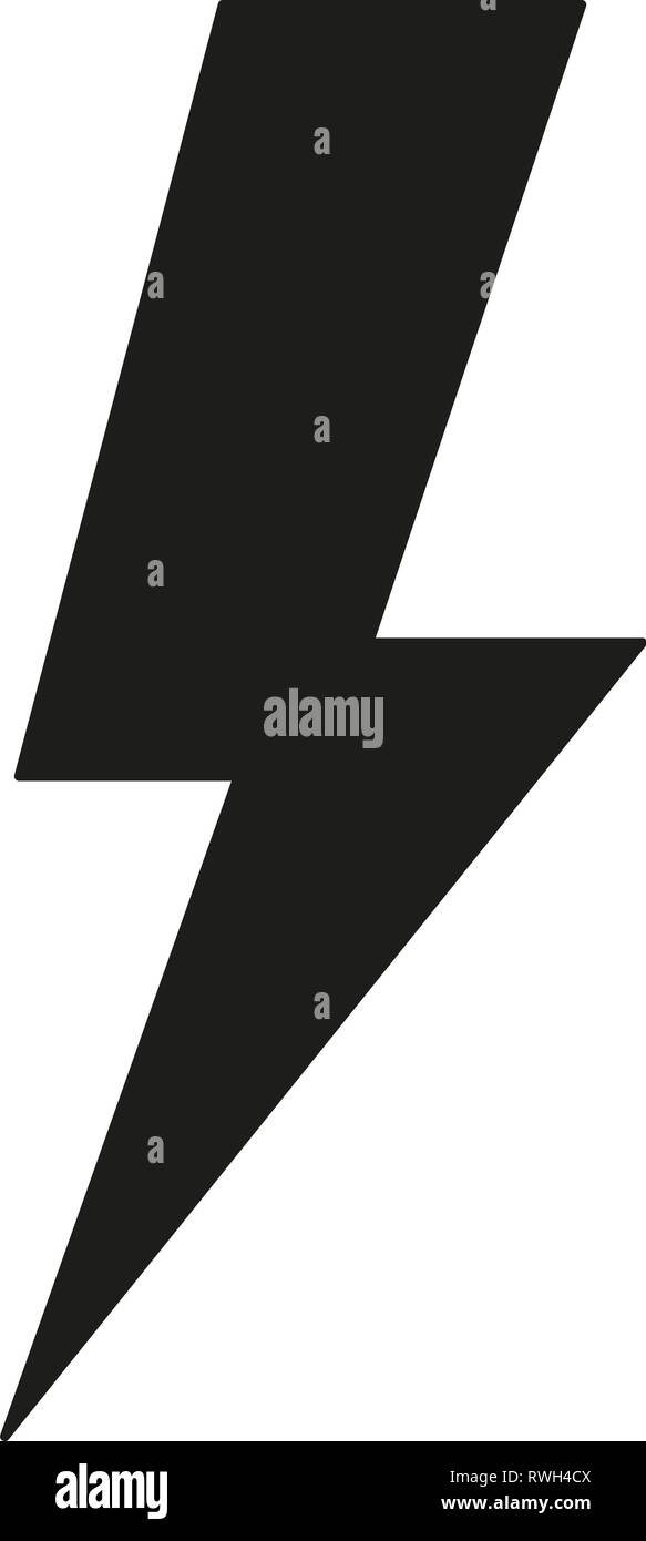 Black and white energy symbol silhouette Stock Vector Image & Art - Alamy