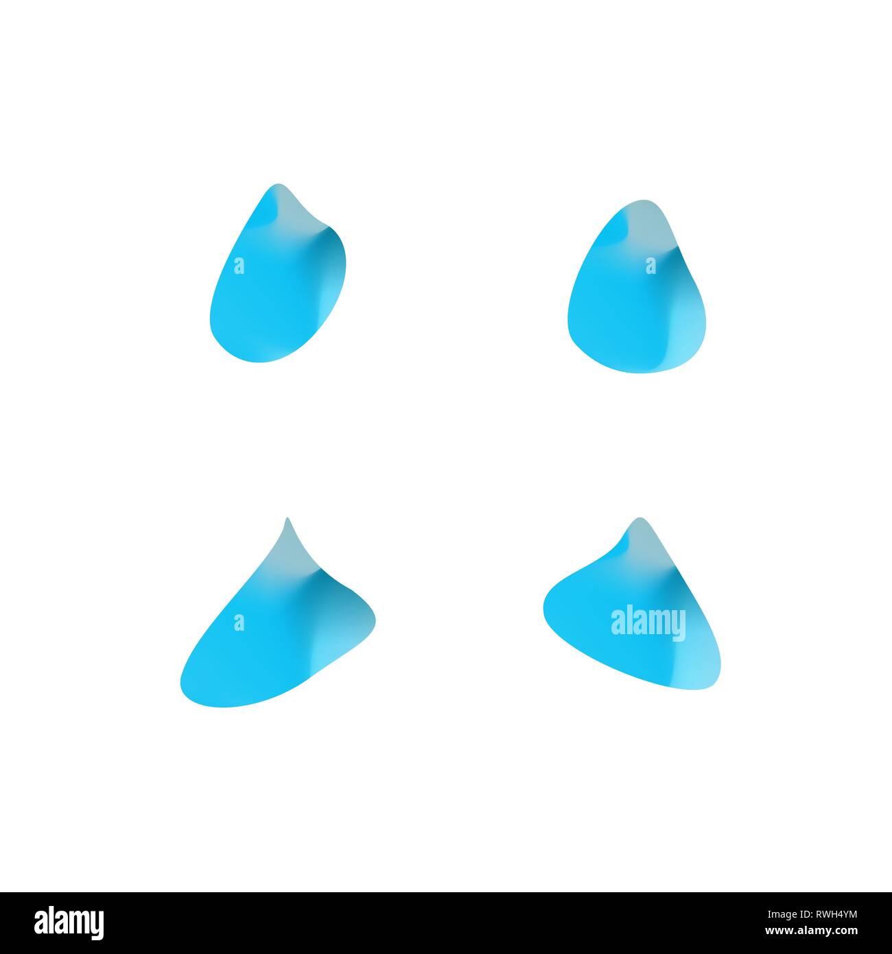 3d water drop logo hi-res stock photography and images - Alamy