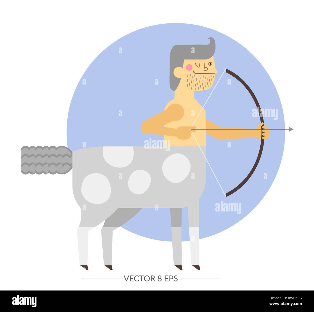 Vector. Flat style fantasy centaur Stock Vector Image & Art - Alamy