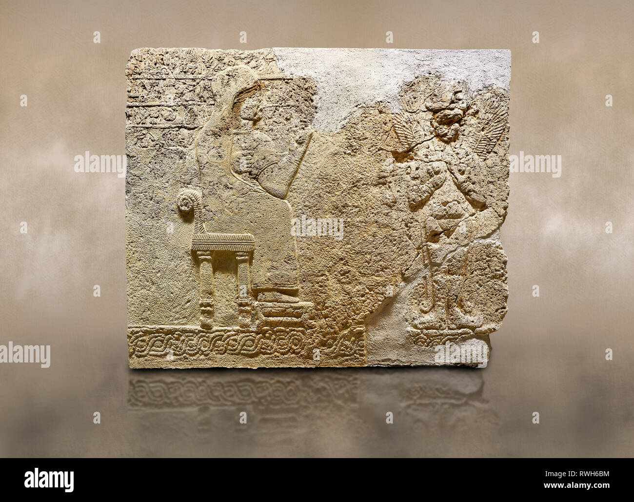 Photo of Hittite relief sculpted orthostat stone panel of Long Wall ...