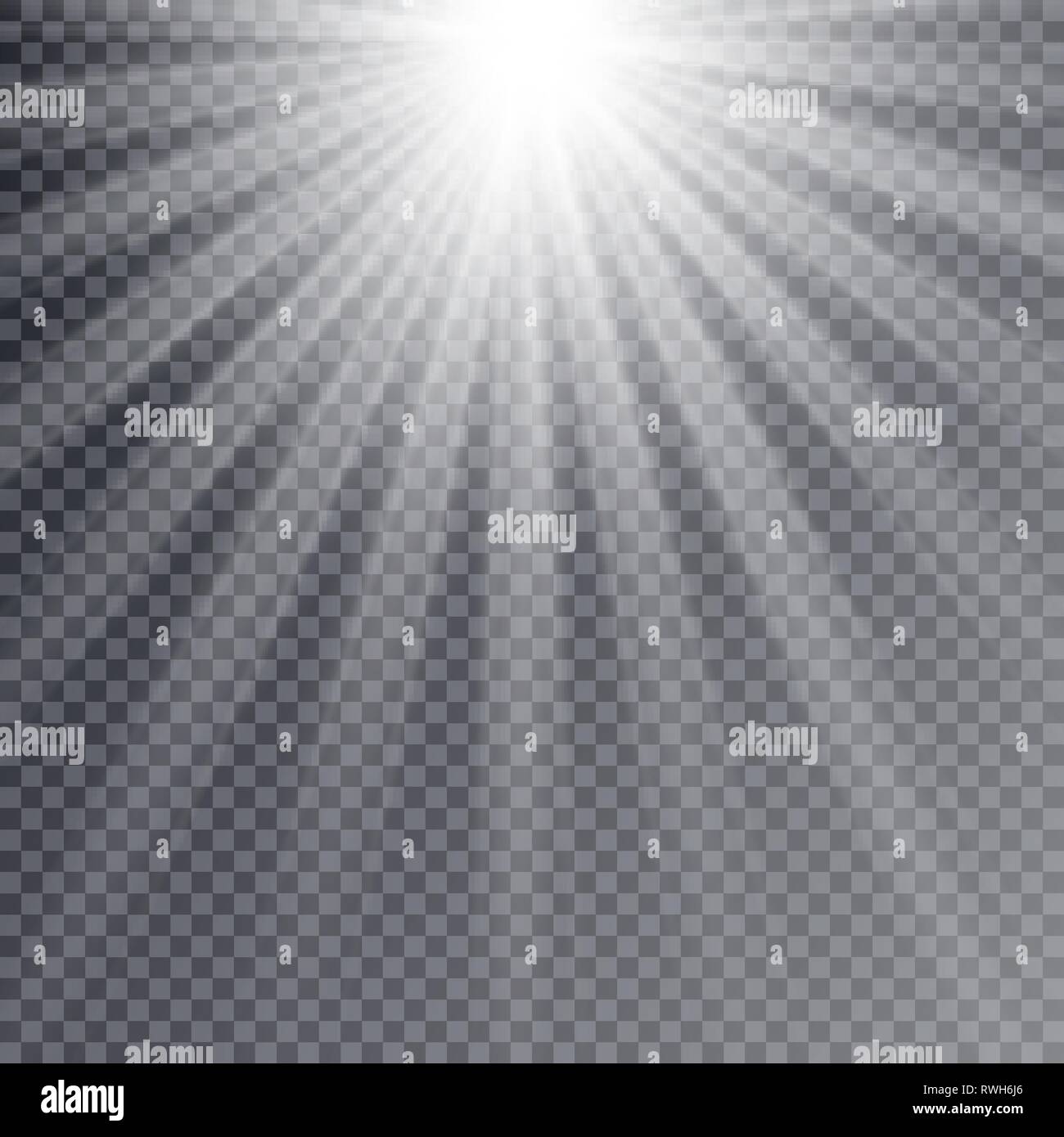 Light rays vector vectors hi-res stock photography and images - Alamy