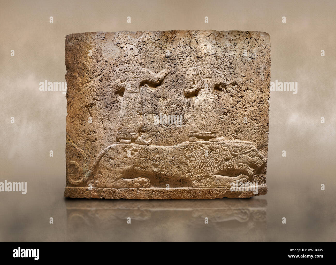 Photo of Hittite relief sculpted orthostat stone panel of Long Wall ...