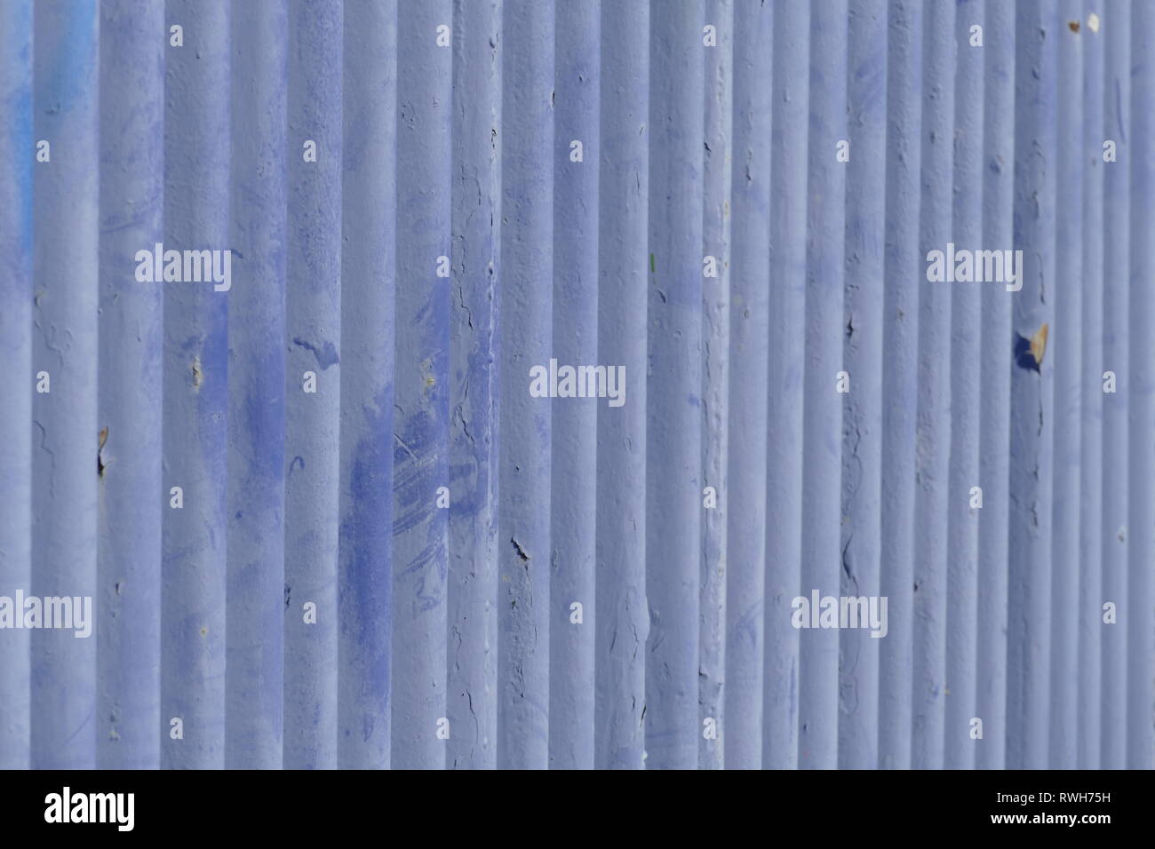 Blue metal texture, corrugated iron, background, abstract Stock Photo ...