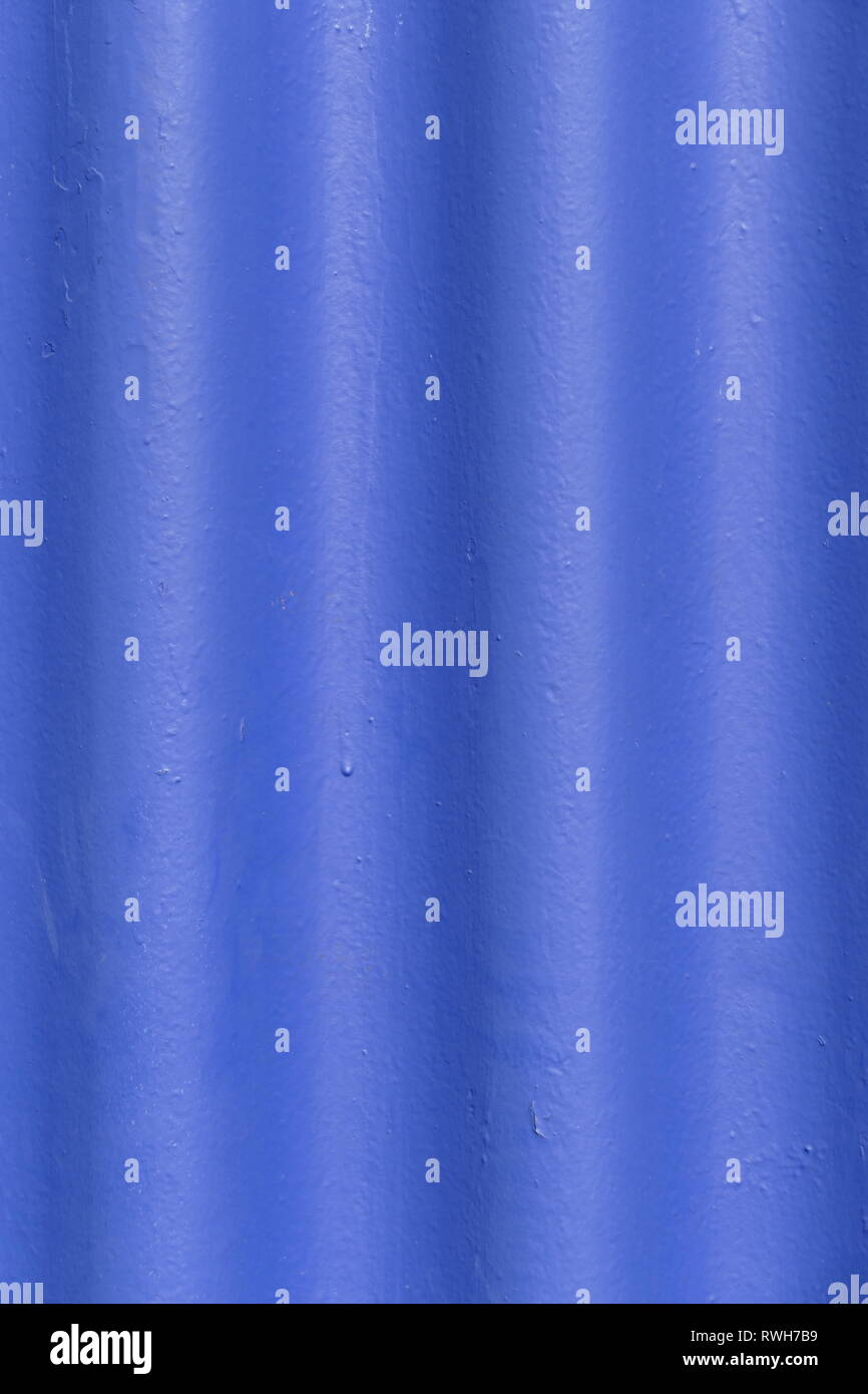 Blue metal texture, corrugated iron, background, abstract Stock Photo ...