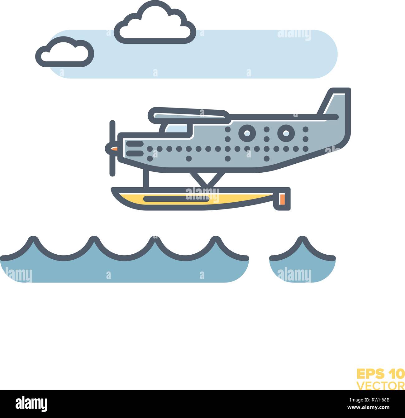 Vintage seaplane hi-res stock photography and images - Alamy