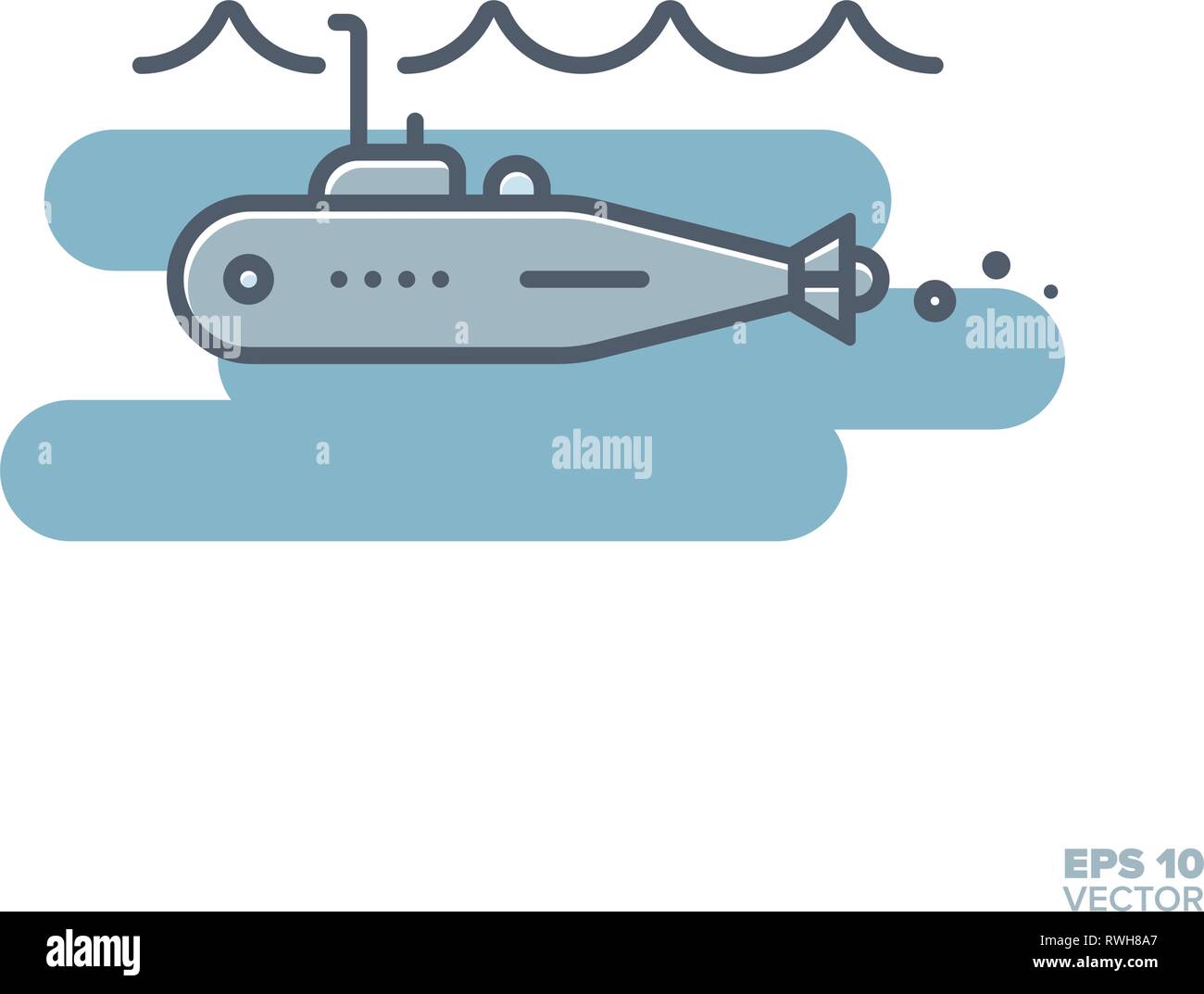 Diving waves Stock Vector Images - Alamy