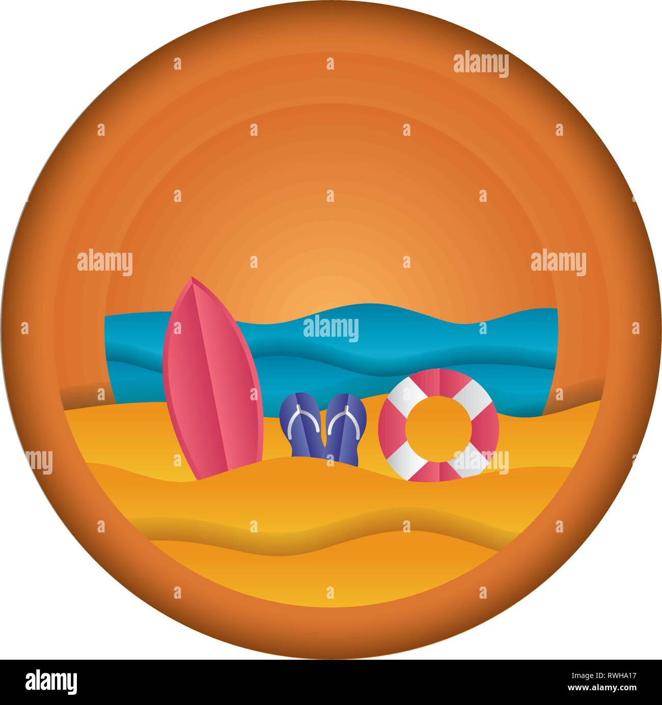 paper origami landscape Stock Vector Image & Art - Alamy