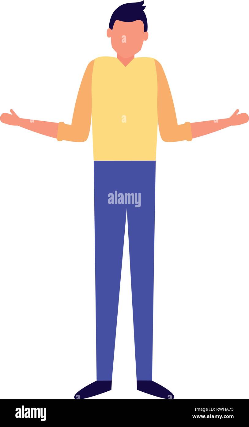 man character standing Stock Vector Image & Art - Alamy