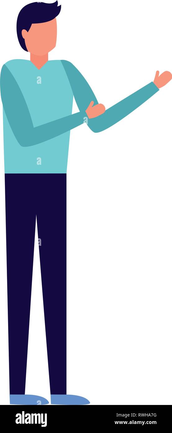 man character standing Stock Vector Image & Art - Alamy