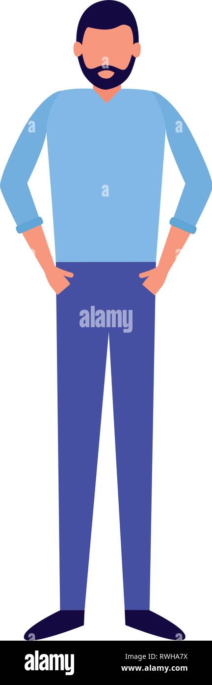 man character standing Stock Vector Image & Art - Alamy