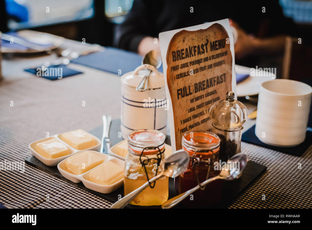 Breakfast set up hi-res stock photography and images - Alamy