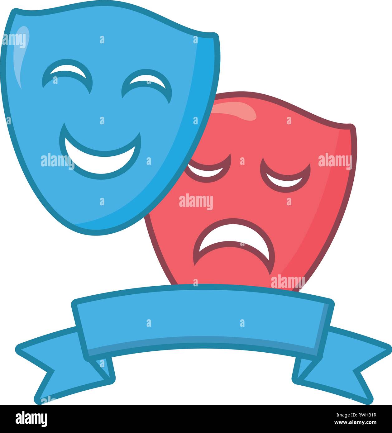 drama comedy mask theater Stock Vector Image & Art - Alamy
