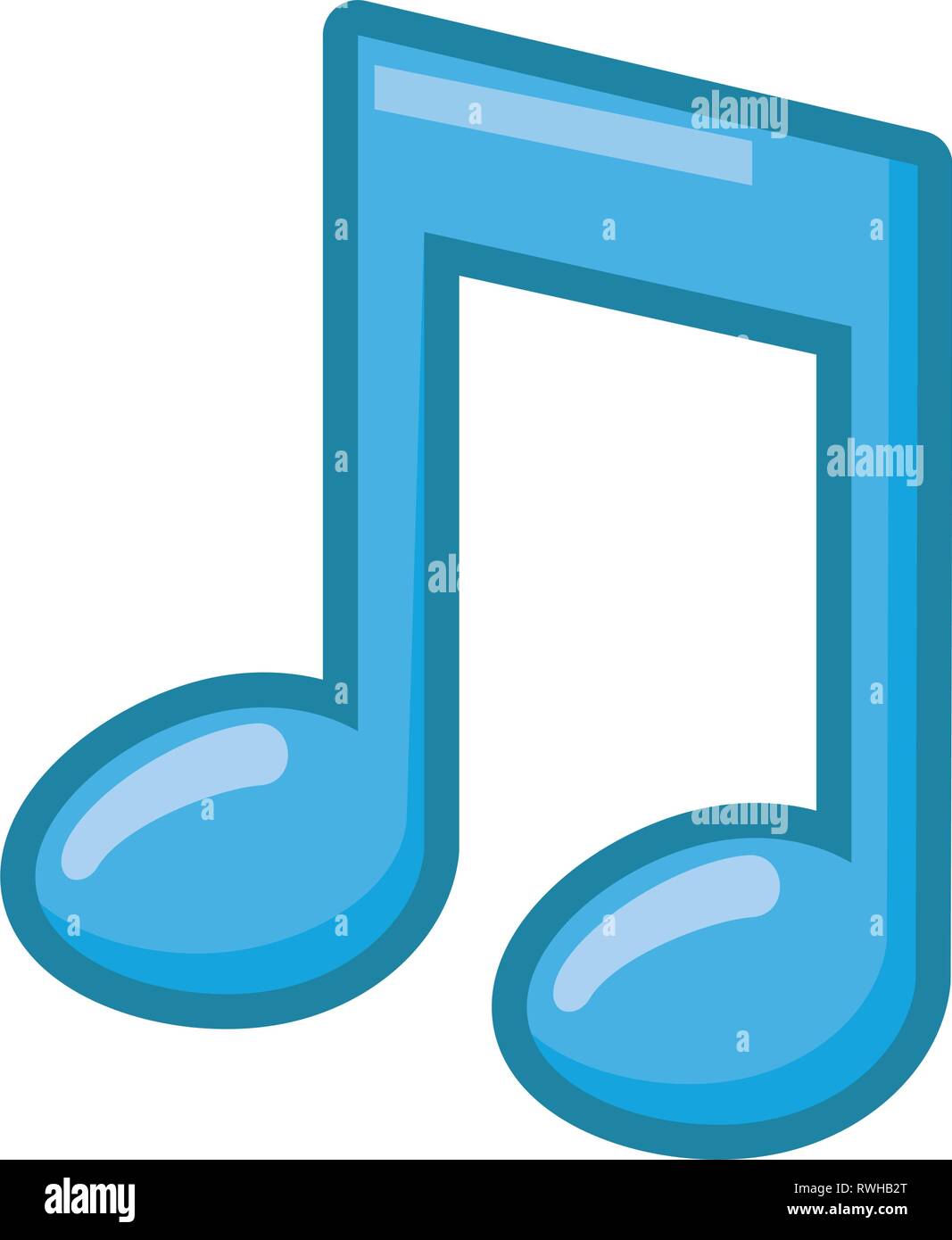 musical note melody Stock Vector Image & Art - Alamy