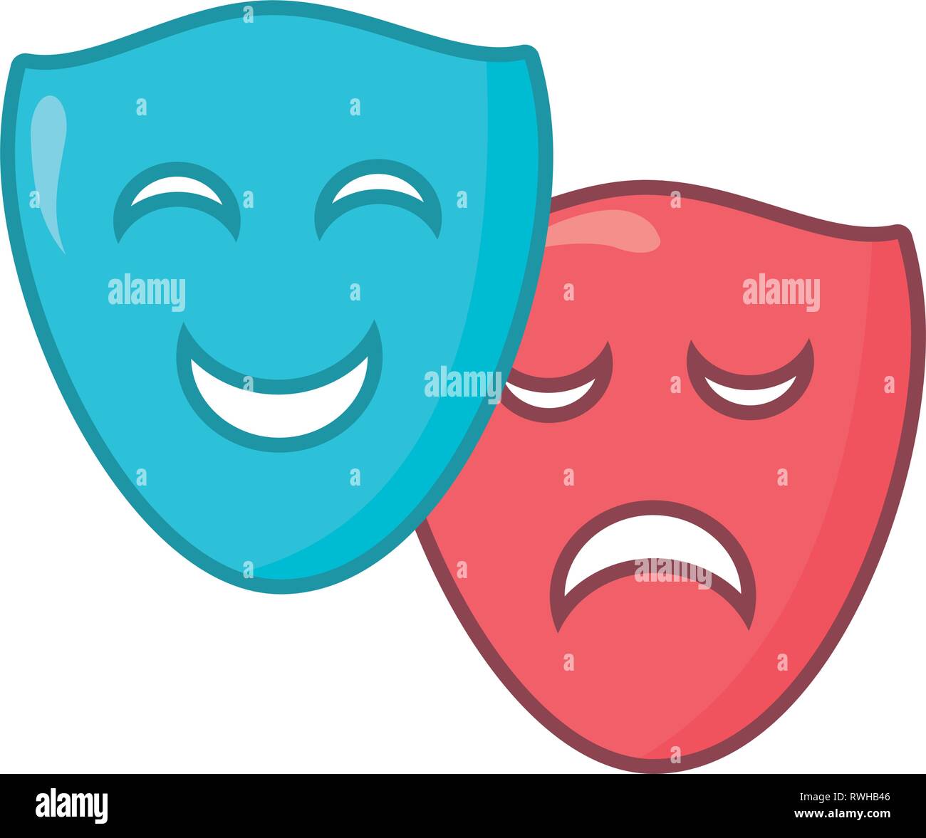 Drama act expression Stock Vector Images - Alamy