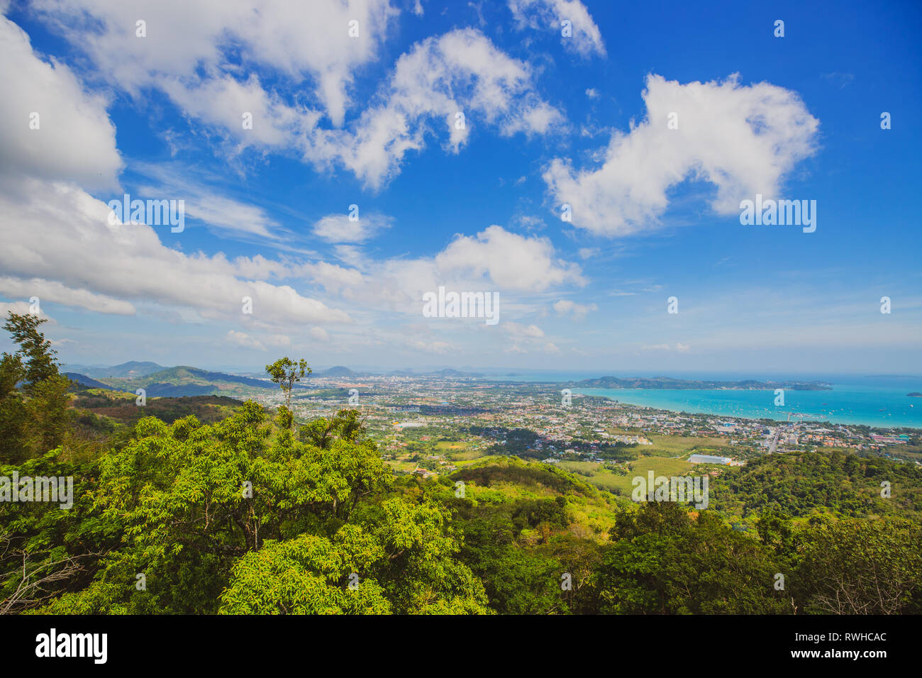 Phuket View from Big Buddha Stock Photo - Alamy