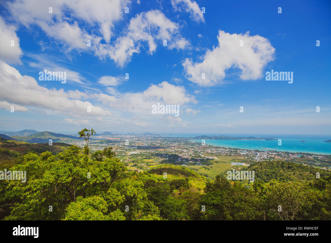 Phuket View from Big Buddha Stock Photo - Alamy
