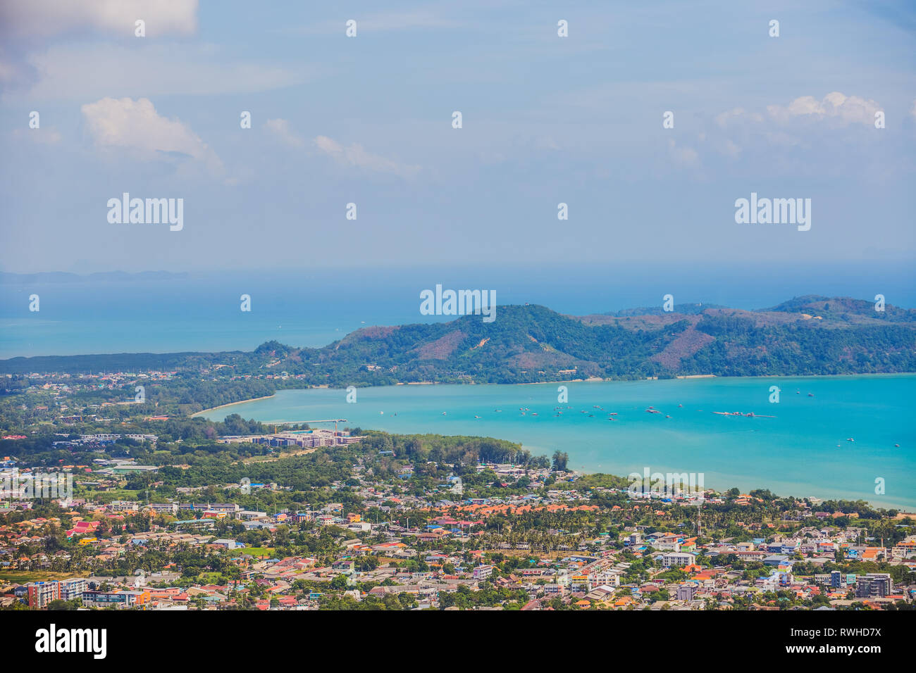 Phuket View from Big Buddha Stock Photo - Alamy
