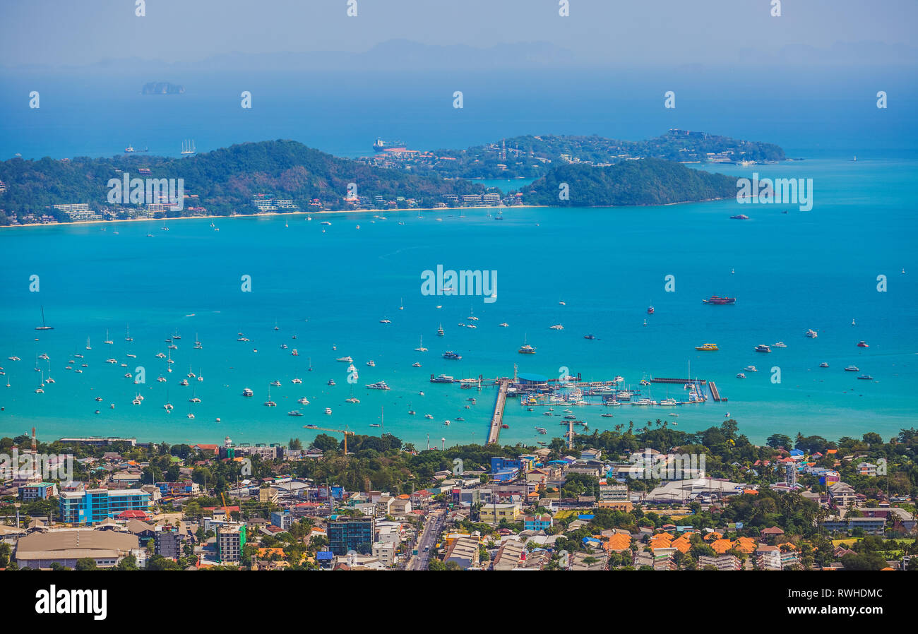 Phuket View from Big Buddha Stock Photo - Alamy