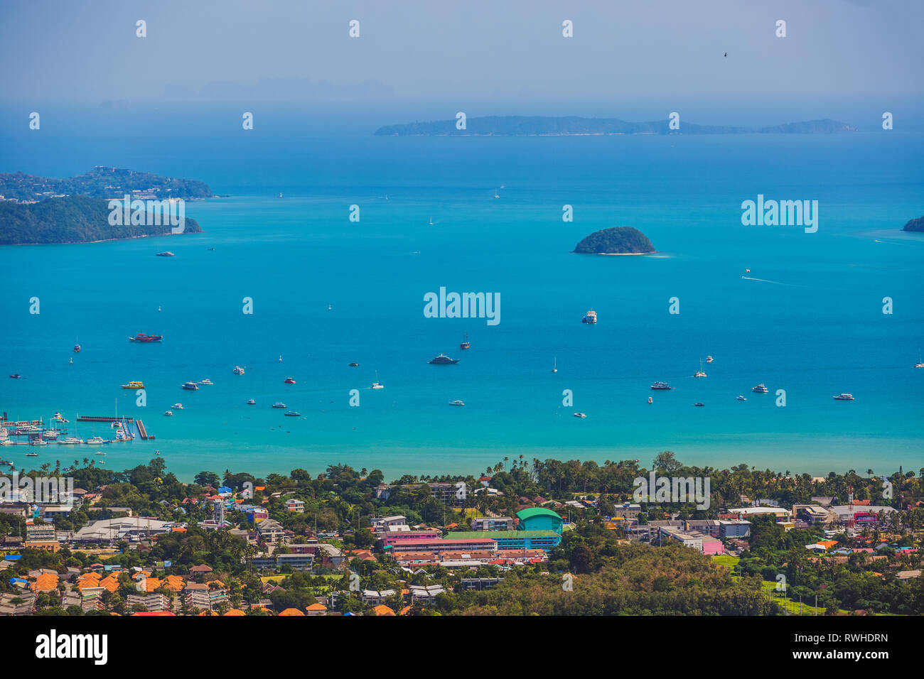 Phuket View from Big Buddha Stock Photo - Alamy