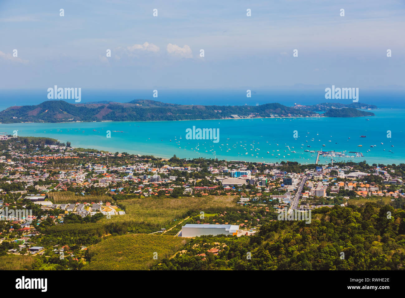 Phuket View from Big Buddha Stock Photo - Alamy