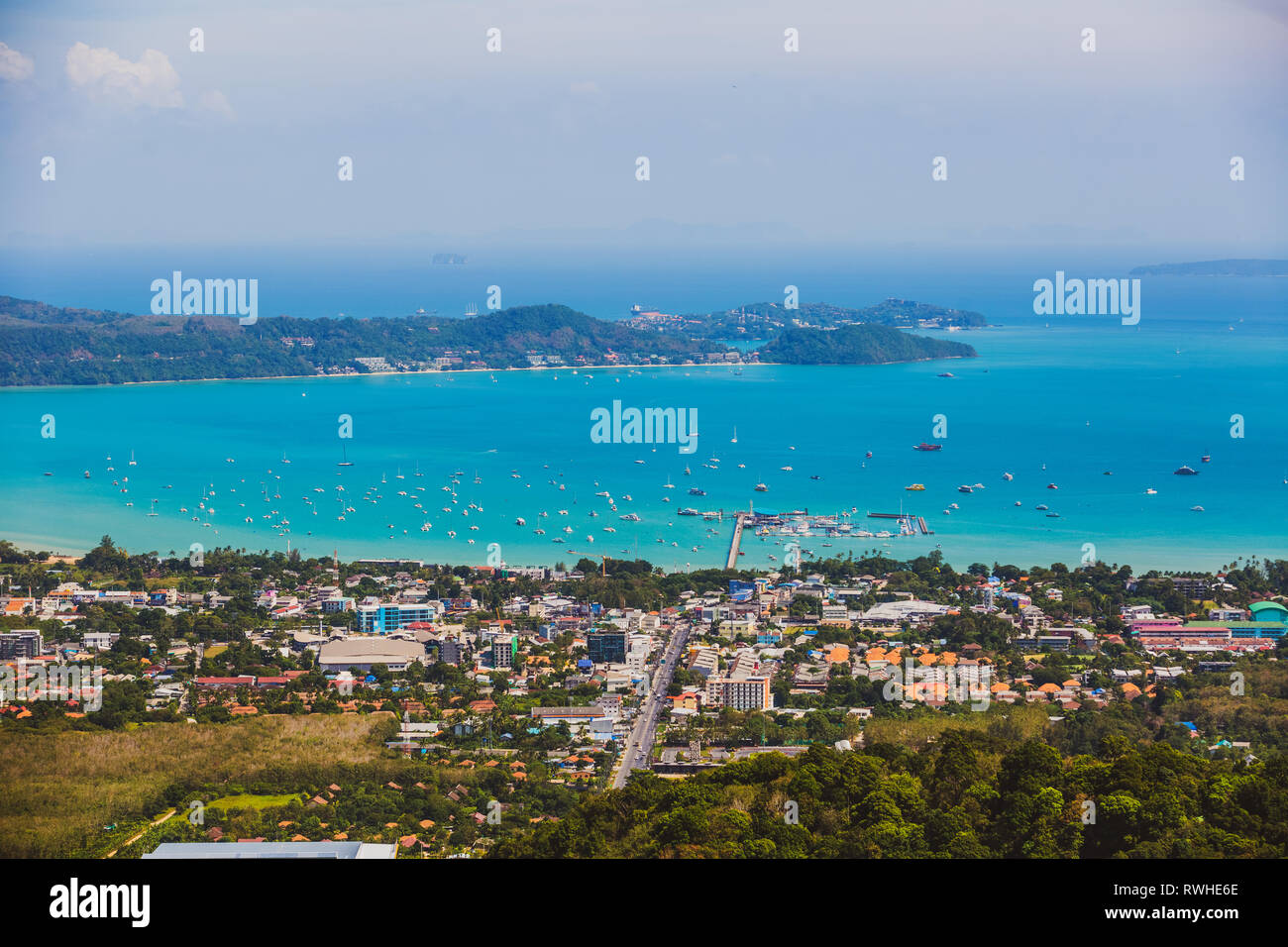 Phuket View from Big Buddha Stock Photo - Alamy