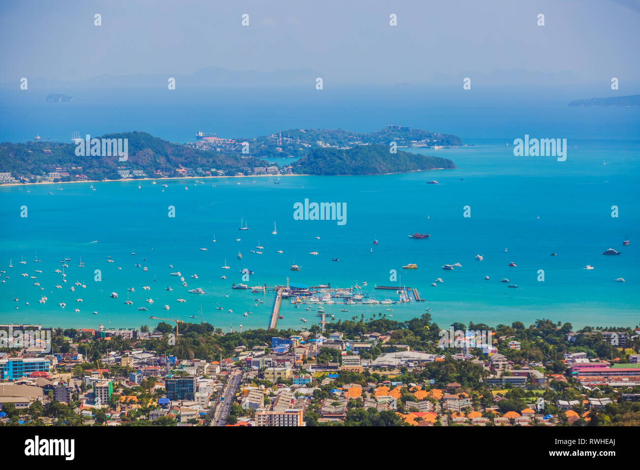 Phuket View from Big Buddha Stock Photo - Alamy