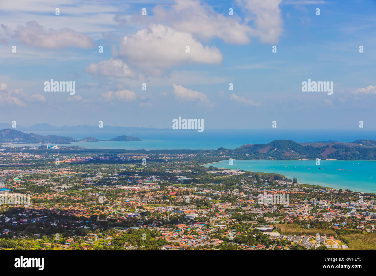 Phuket View from Big Buddha Stock Photo - Alamy