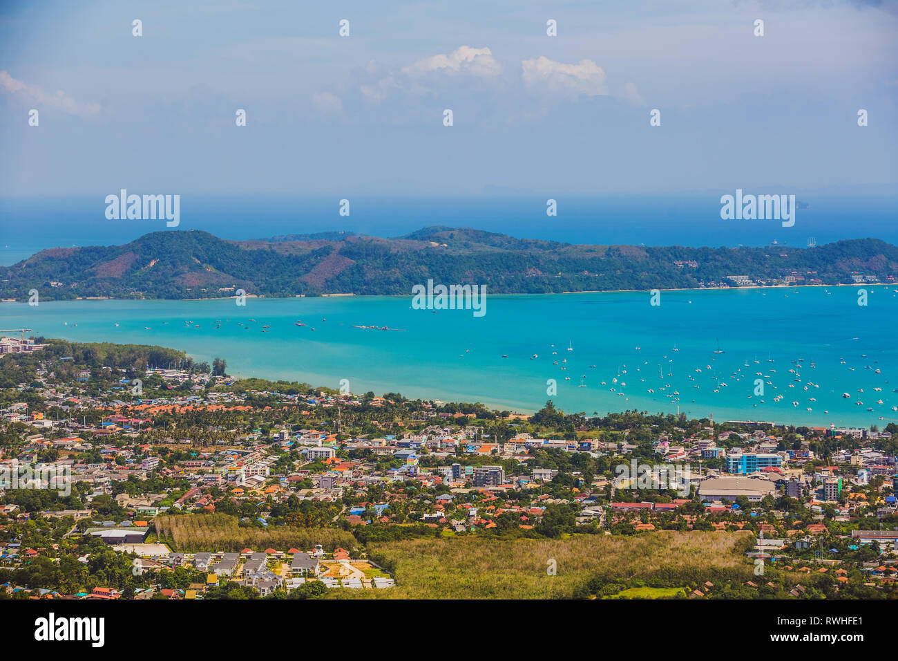 Phuket View from Big Buddha Stock Photo - Alamy