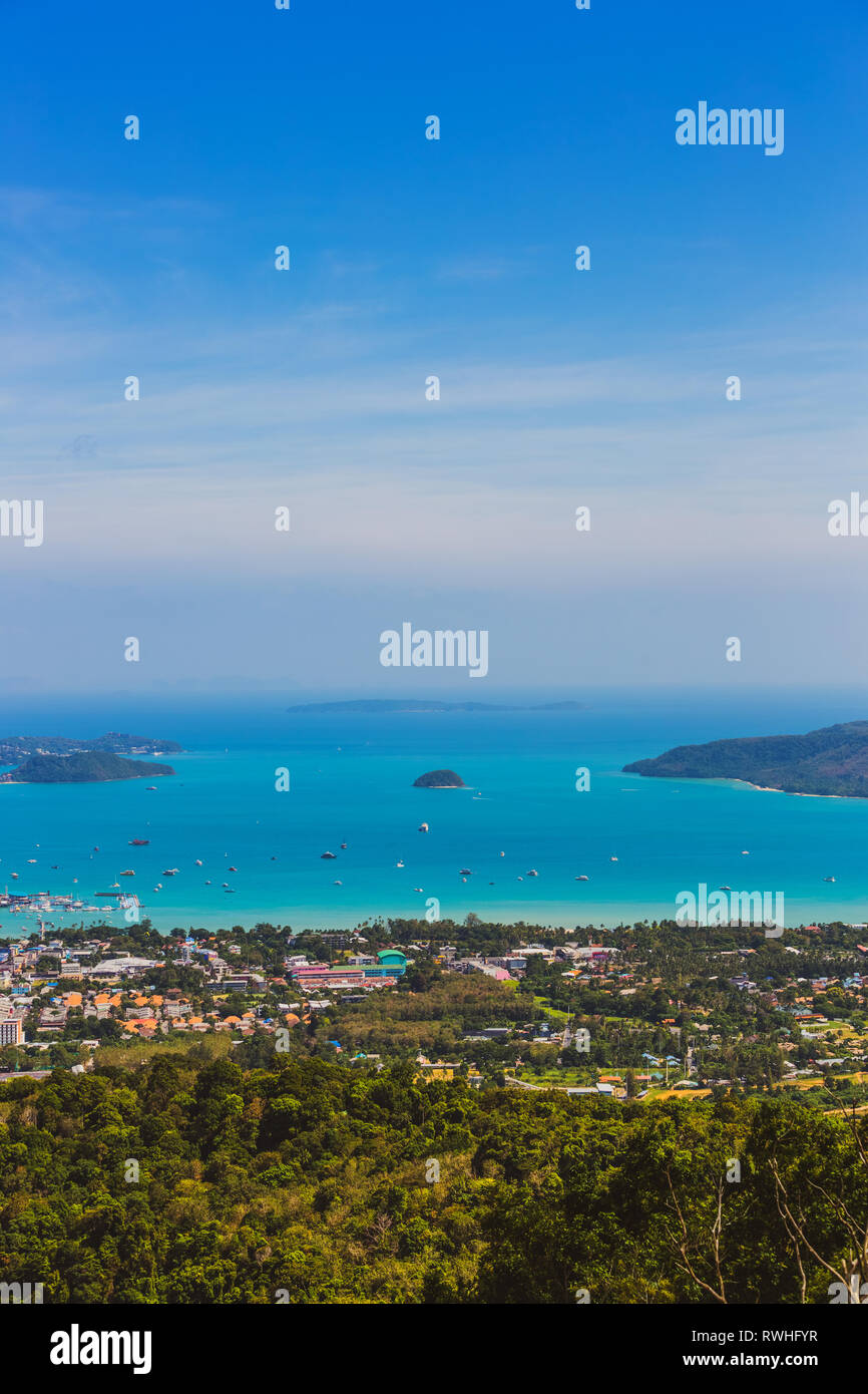 Phuket View from Big Buddha Stock Photo - Alamy