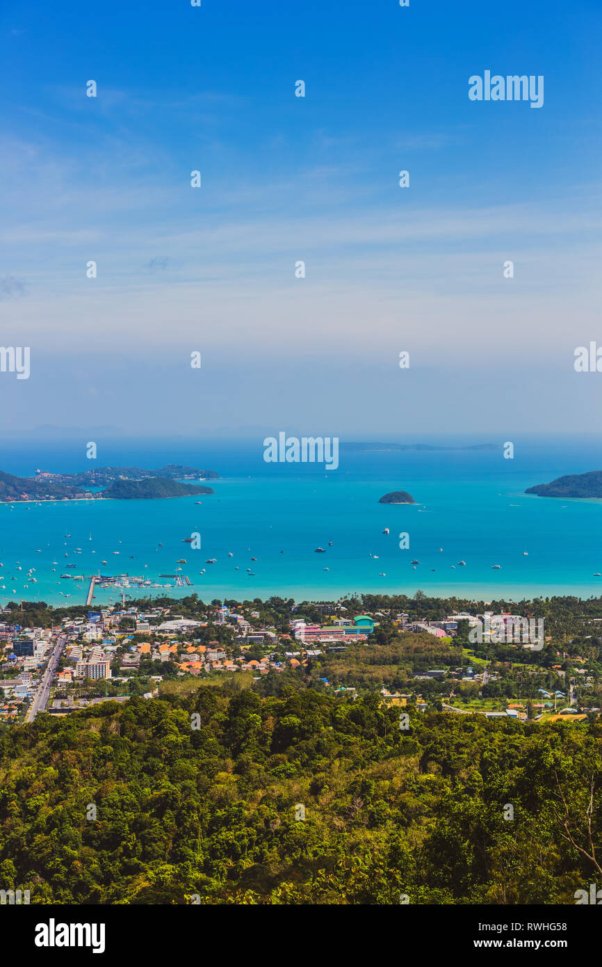Phuket View from Big Buddha Stock Photo - Alamy