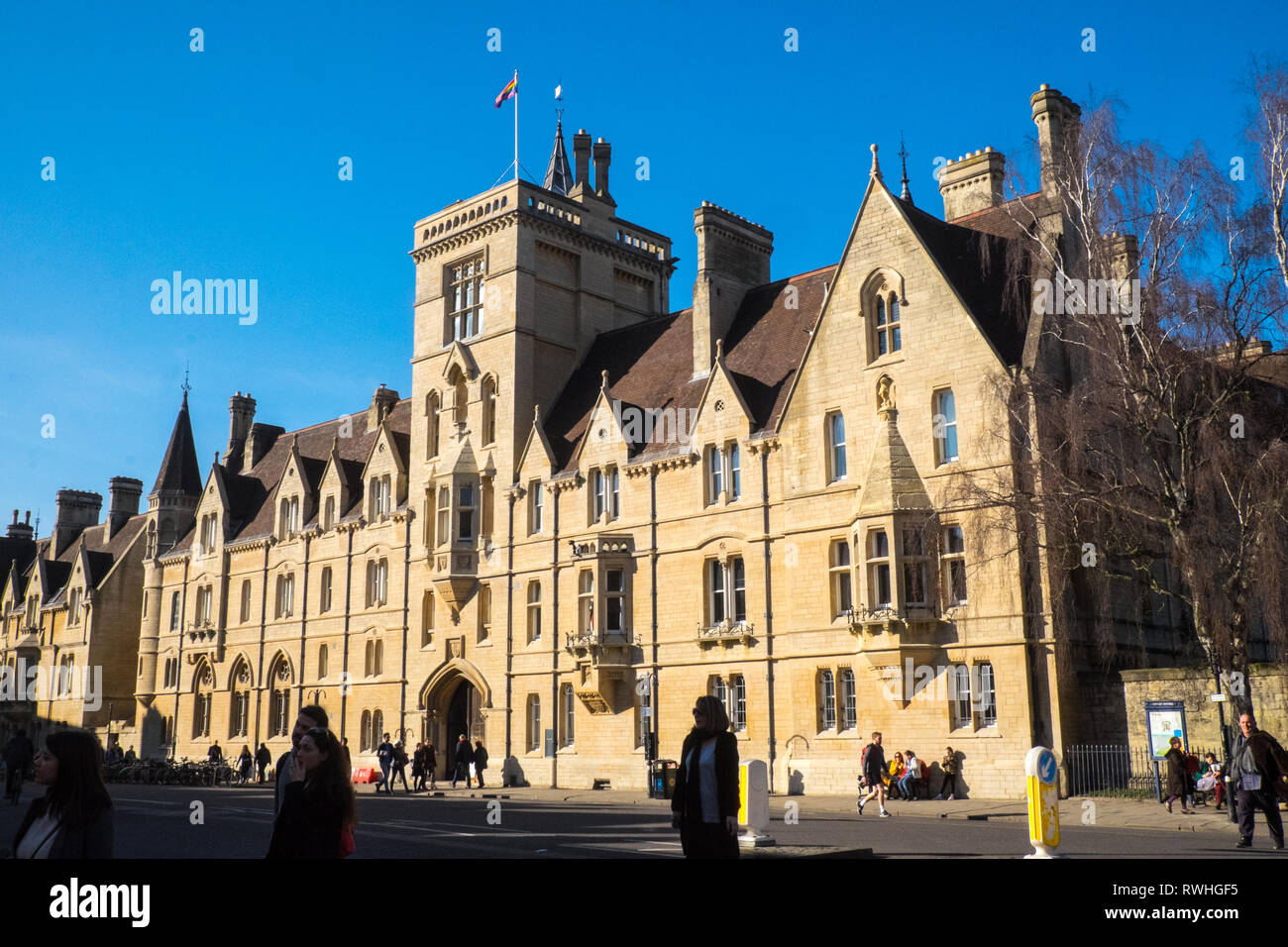Oxford students balliol college hi-res stock photography and images - Alamy