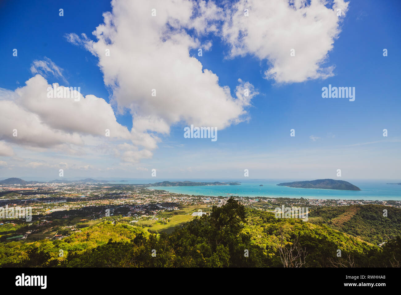 Phuket View from Big Buddha Stock Photo - Alamy