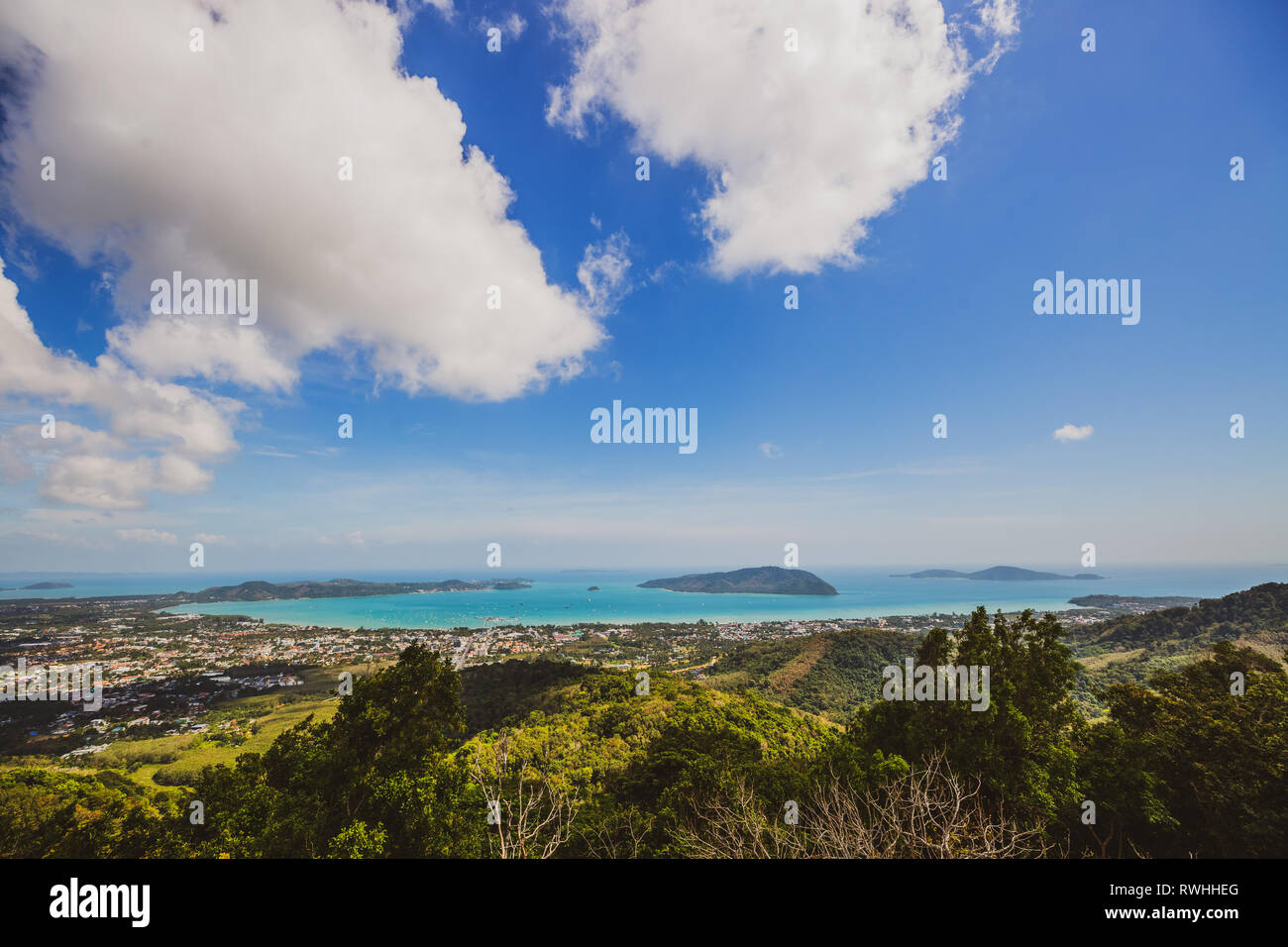 Phuket View from Big Buddha Stock Photo - Alamy