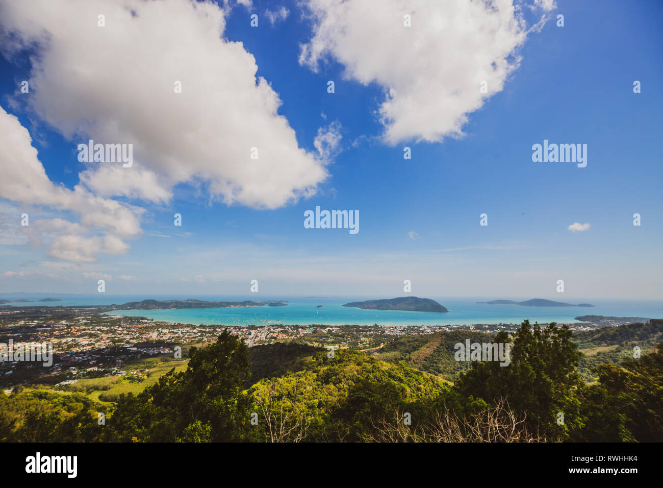 Phuket View from Big Buddha Stock Photo - Alamy