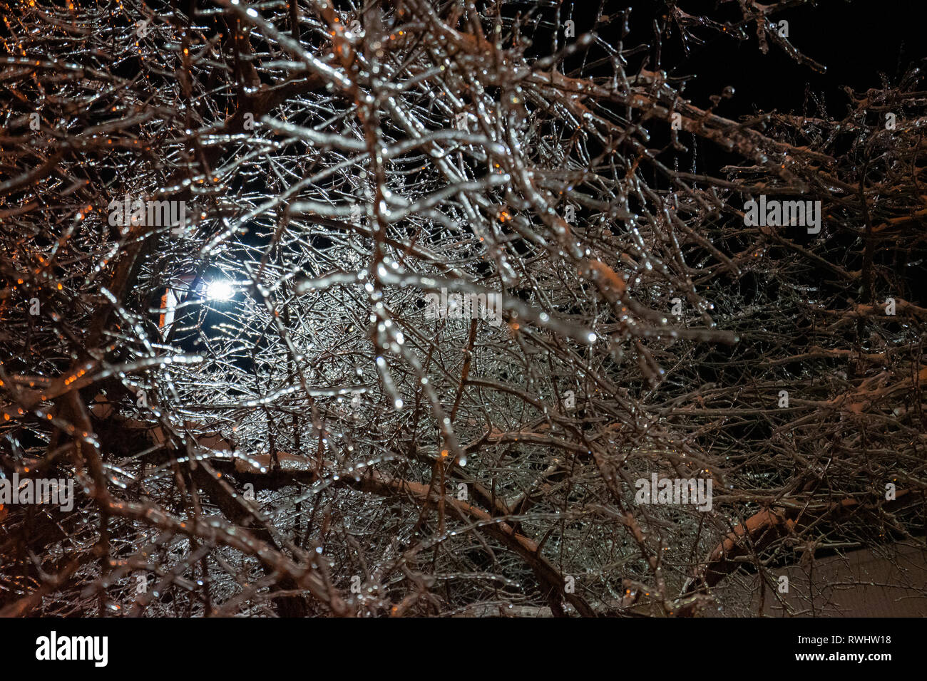 Winter scene from Canada Stock Photo - Alamy